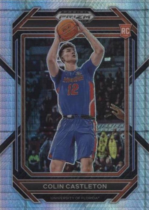 2023 Panini Prizm Draft Picks - Colin Castleton #45 Hyper Prizm (RC ...