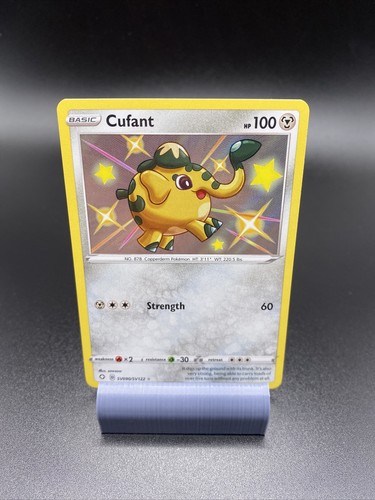 Cufant SV090/SV122 - Shining Fates - Shiny Holo Rare Pokemon Card NM/M+ ...