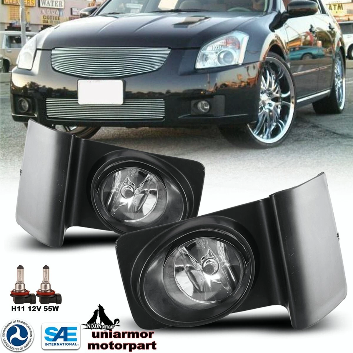 2007 Nissan Maxima Fog Light Replacement | Shelly Lighting