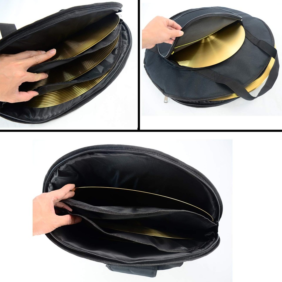21" Cymbal Gig Bag with Carry Handle,5mm Padded for Perfect Protection ...