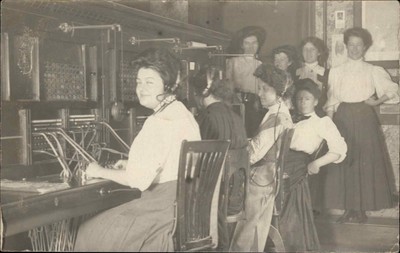 GRANVILLE NY Smiling Switchboard Operators Women FAY MCFADDEN RPPC | eBay
