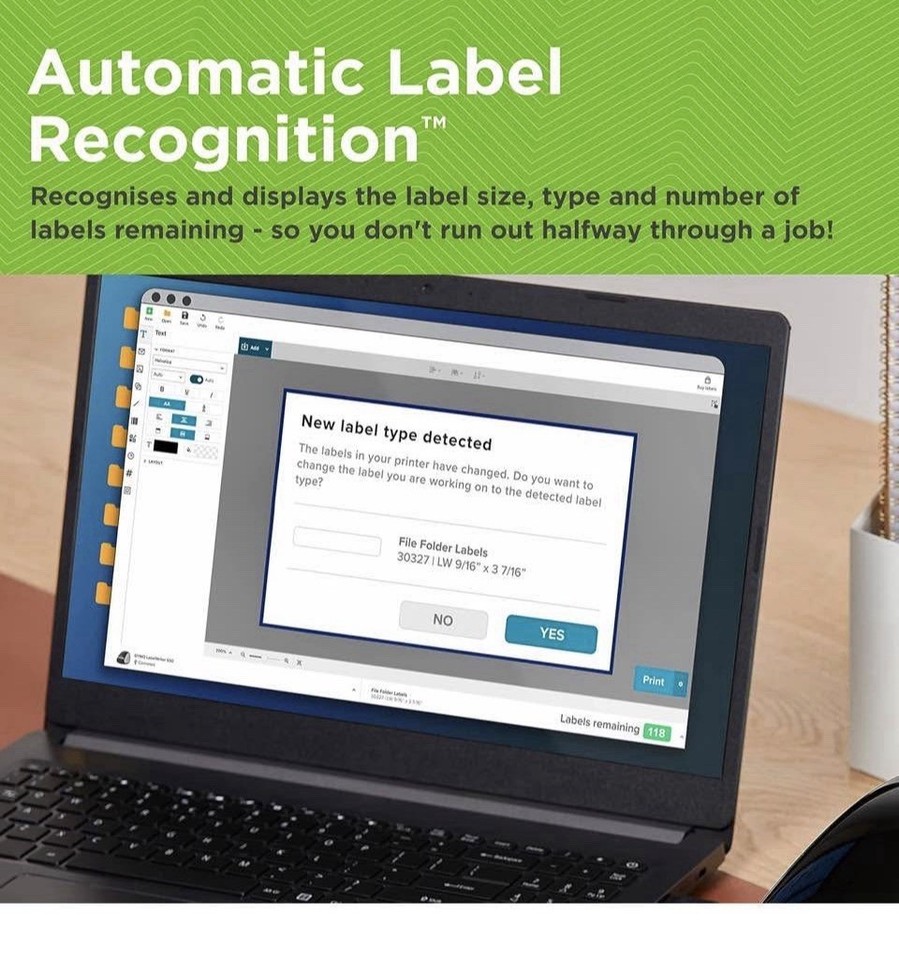 Dymo Labelwriter 550 Label Printer Automatic Label Recognition - Open ...