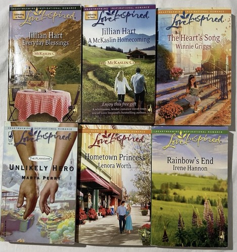 Love Inspired Harlequin Romance Paperbacks Lot of 6 Books Wedding Bride ...