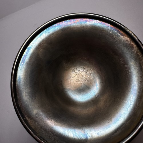 NEW Vintage Oneida Du Maurier Compote Silver Plated Serving Dish Bowl ...