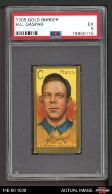 1911 T205 Harry Gaspar Reds PSA 5 - EX | eBay