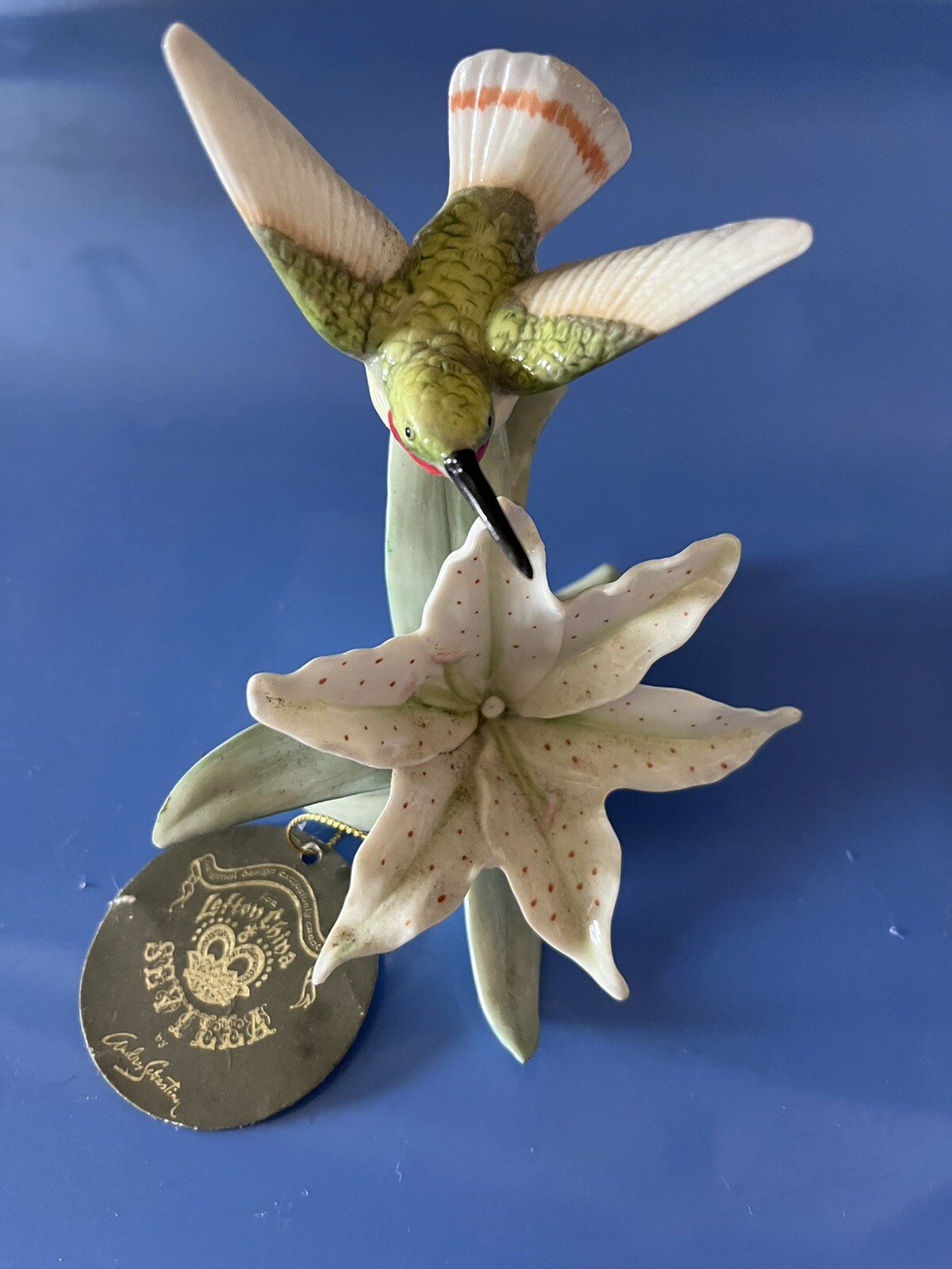 Lefton Hummingbird Figurine Sevilla Signed Geo Z Lefton 1987 Numbered ...