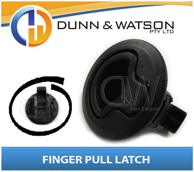 Black Plastic Finger Lock / Handle / Latch (Camper Trailer Canopy Boat ...