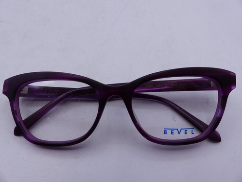 BEVEL 3687 AMELIA VIOLET/MAGENTA MATTE WOMENS EYEGLASSES FRAMES SIZE 52 ...