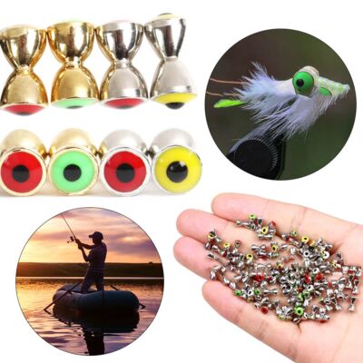 Ribbed Fishing Dumbbell Eyes Hook Eyes Fly Tying Material Fly Tying ...