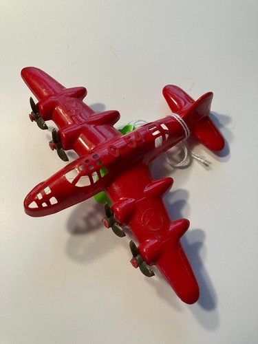 Vintage C-54 Red Plastic Toy Fighter Airplane Renwal Ideal | eBay