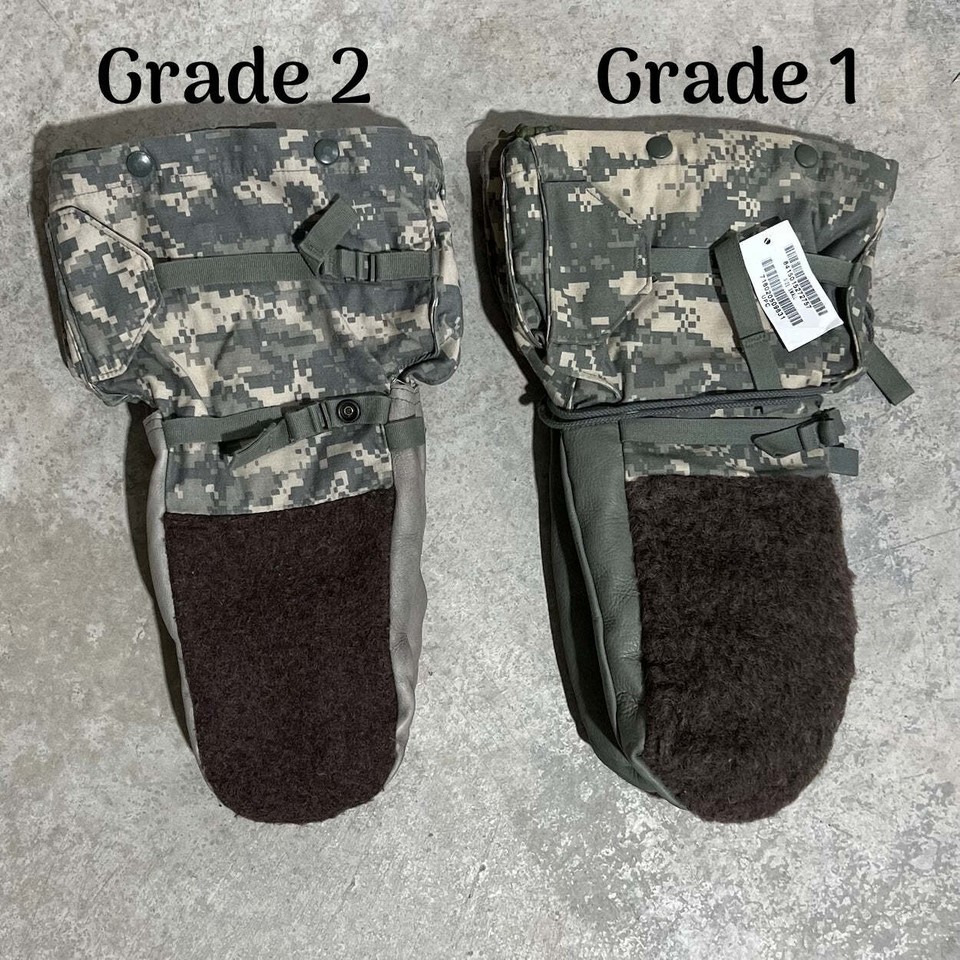 US Military Mittens Arctic Extreme Cold Weather Gloves With Liners ACU ...