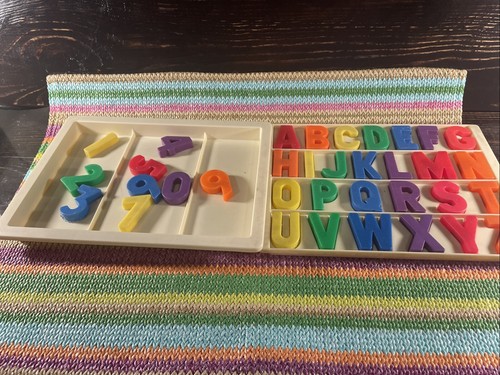 Vintage Fisher Price Little People School House Trays Complete ABC ...