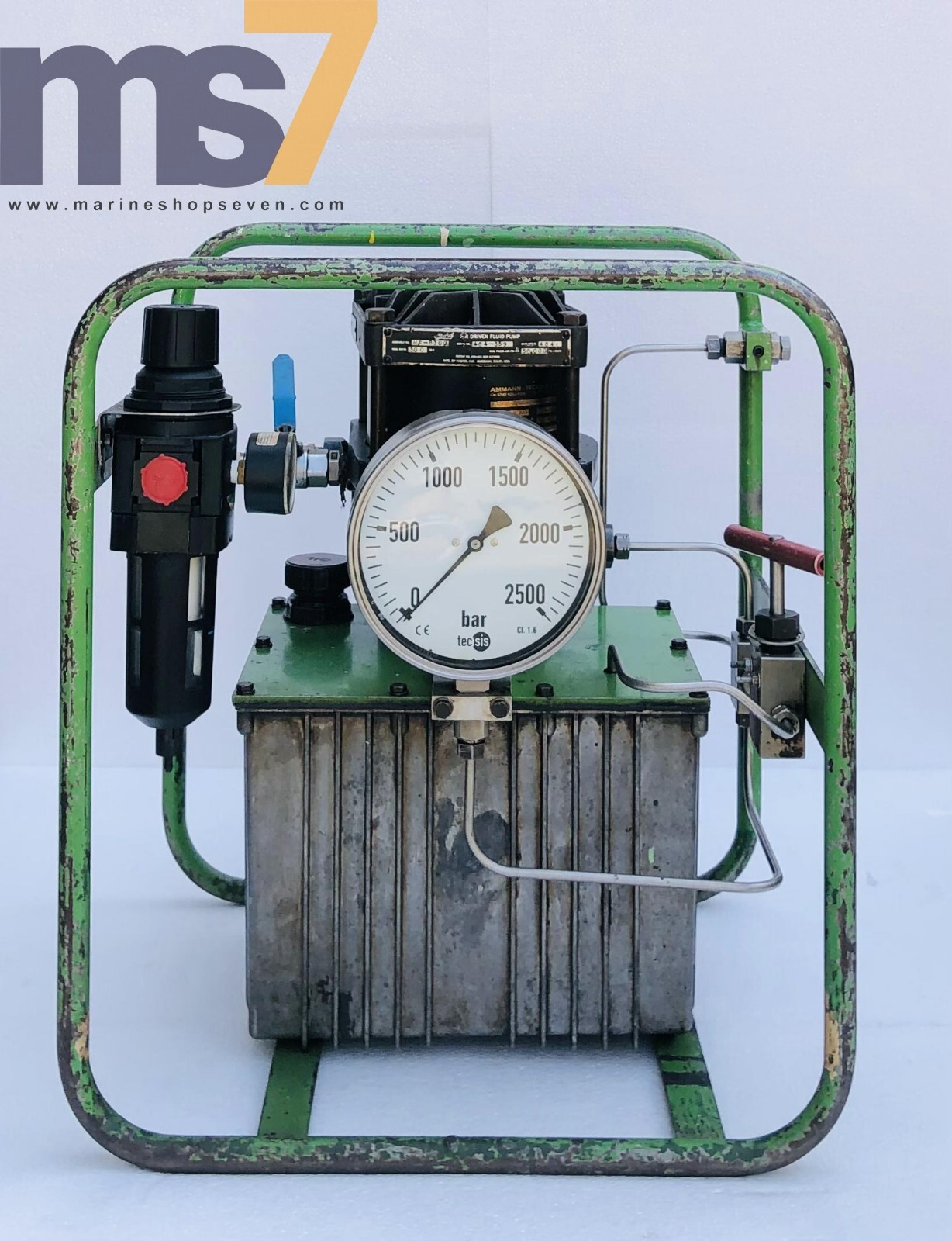 HASKEL HF-B300 AIR DRIVEN FLUID/LIQUID/PUMP 50000 PSI/3448 BAR #2500 ...