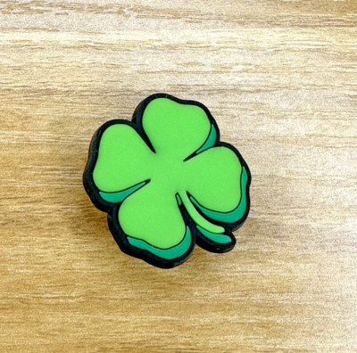 Crocs Jibbitz Clover Shoe Charms Jibbitz for Crocs Green Two Tone new ...