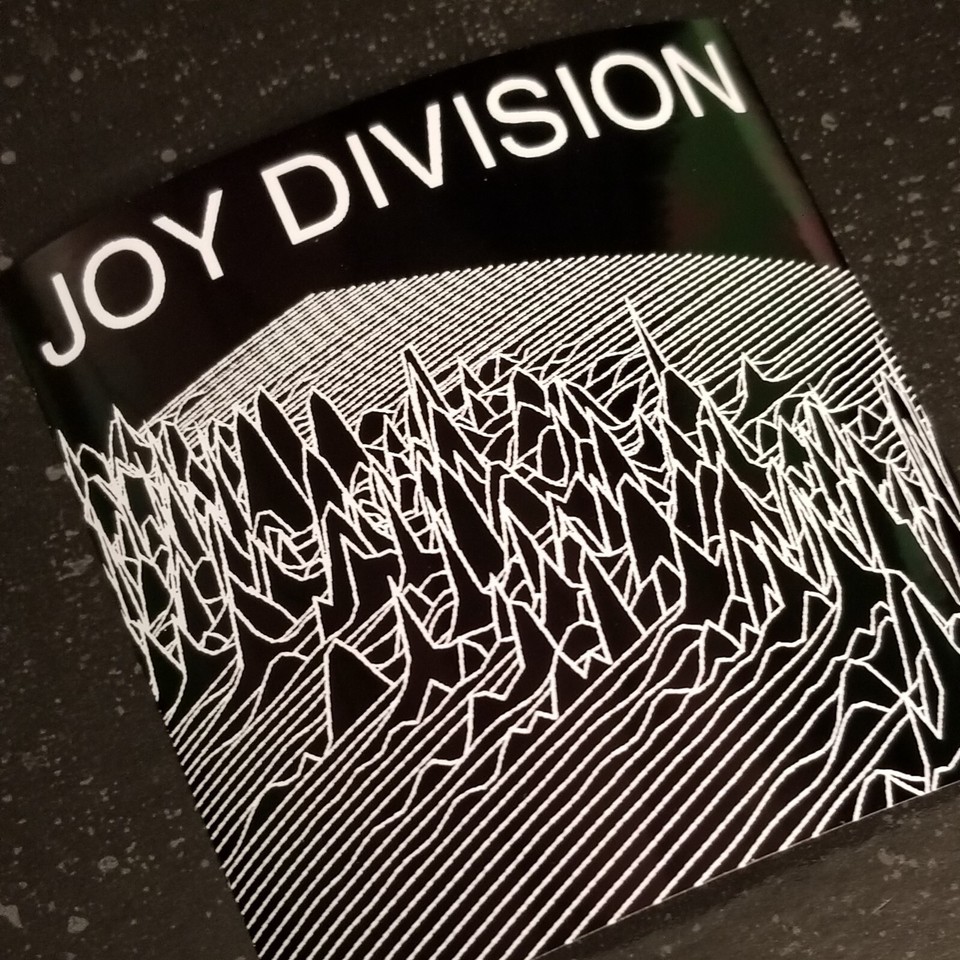 🦇 Joy Division 4 x 4" Waterproof Vinyl Sticker [💪 HQ Durability] Punk ...