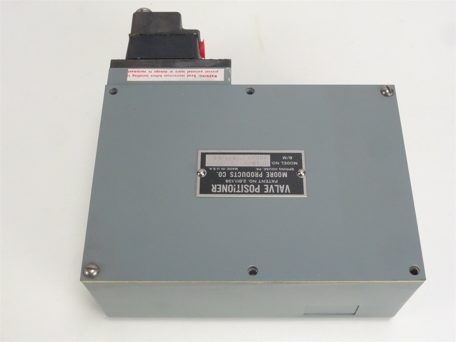 SIEMENS MOORE - VALVE POSITIONER - PN: 721N315 w/ Instructions (NEW in ...