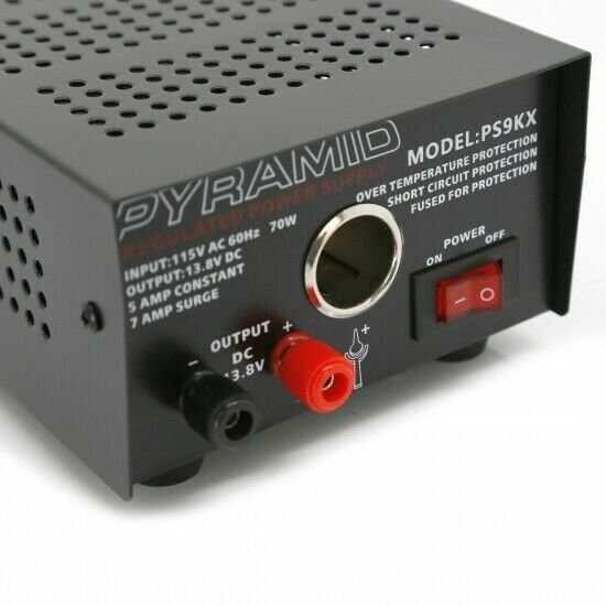 Pyramid PS9KX Bench Power Supply, AC-to-DC Power Converter with car ...