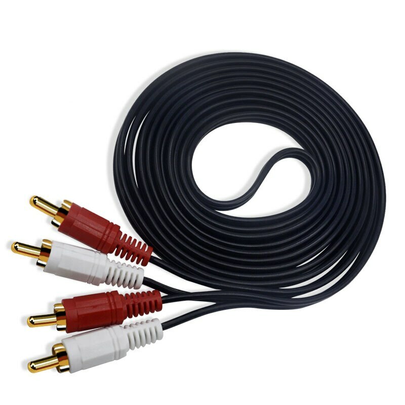 Premium 2RCA M/M Dual Stereo Copper Core Audio Cable Cord 20M 15M 10M ...