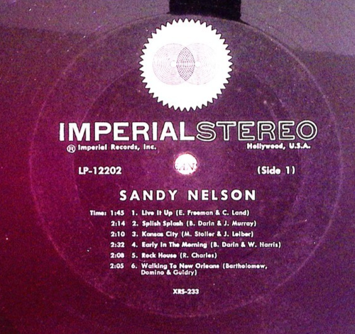 SANDY NELSON- GOLDEN HITS IMPERIAL RECORDS VINYL LP 222-27 | eBay