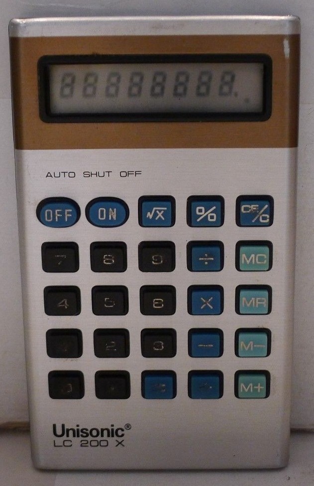 Unisonic LC 200 X Pocket Sized Calculator VINTAGE - TESTED | eBay