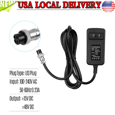 Mixing Console Mixer Power Supply AC Adapter 15V 230mA 4-Pin Round ...