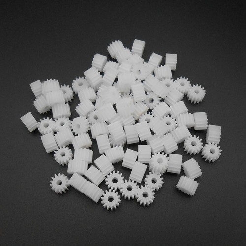 10Pcs 0.5M Plastic Pinion Spur Gear 14 Teeth Bore Aperture 2.5MM 2.45MM ...