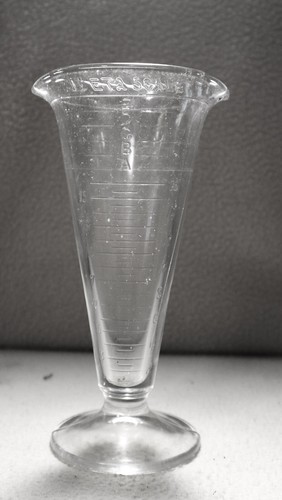 VTG Beta Scale Conical Glass Lab Beaker Double Spout REPURPOSE TO A ...