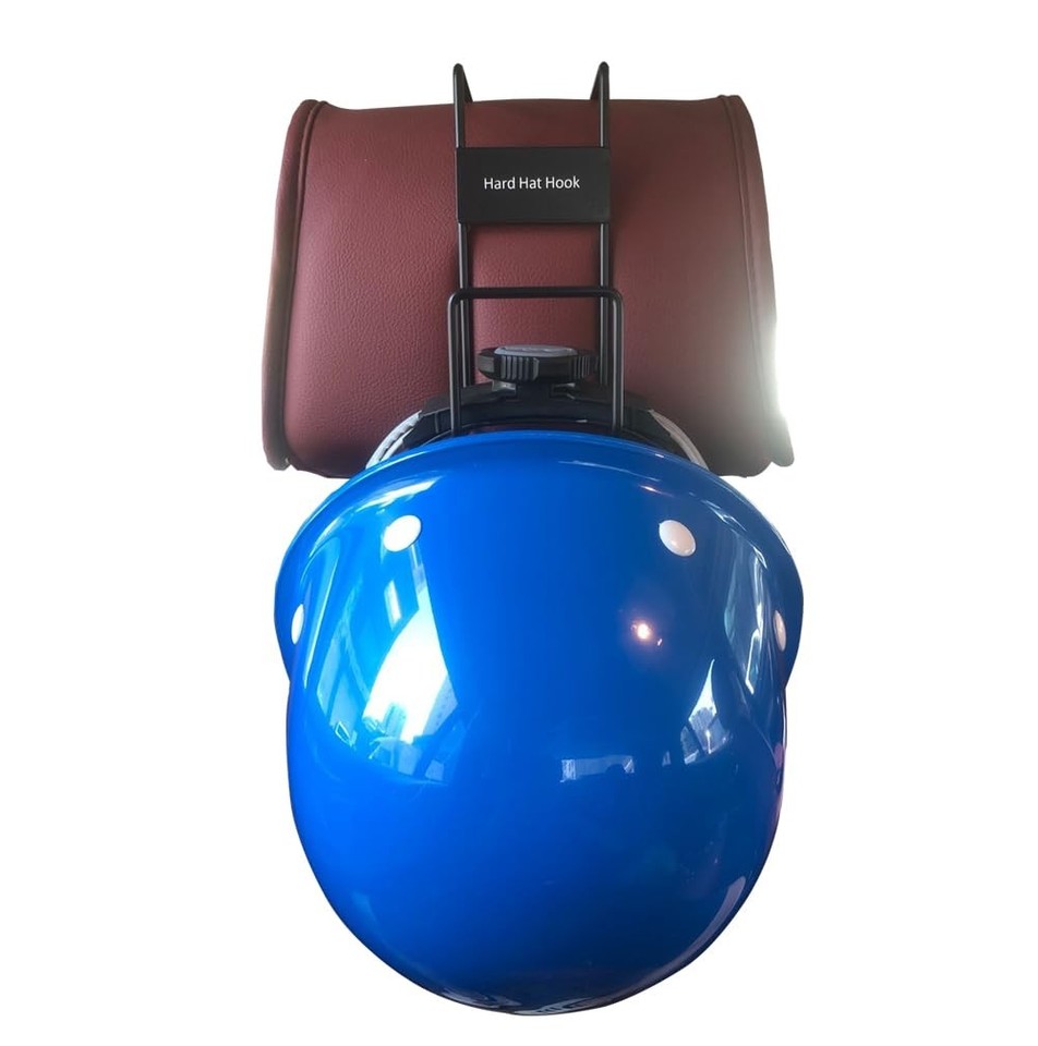 Sturdy Steel Hard Hat Rack,Heavy Duty Hard Hat Holder for Truck Seat ...
