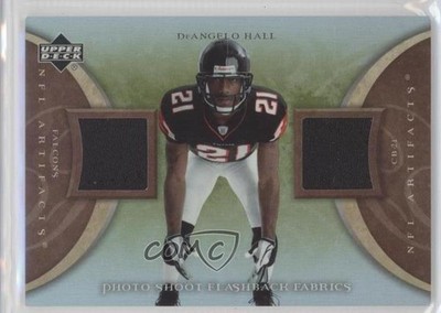 2007 Upper Deck Artifacts Photo Shoot Flashback Fabrics Green DeAngelo ...
