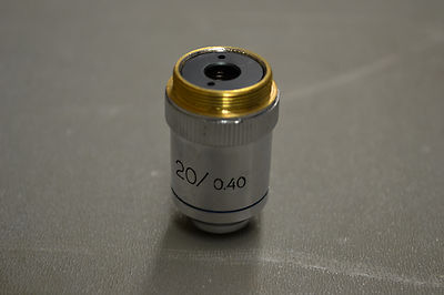 Microscope objective lens 20x / .40 NEW | eBay