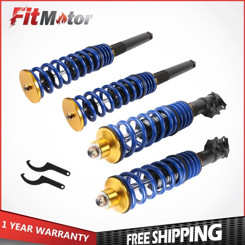 Kit(4) Adjustable Height Full Coilover Struts For Volkswagen Jetta Golf ...