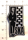 Ska Embroidered Patch Iron-On Sew-On US ship punk Reggae 2 Tone Black ...