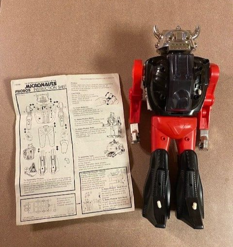Vintage Micronauts Phobos Mego 1977 Rare Robot 13" 1/6 - Complete and ...