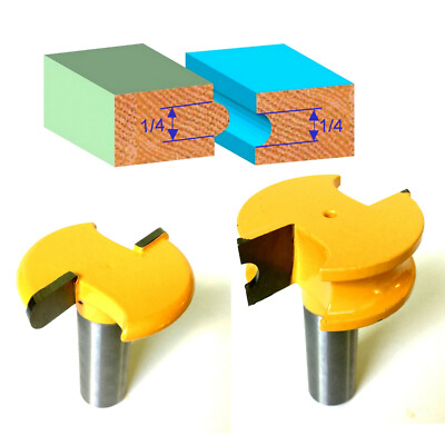 2 pc 1/2" SH 1/4" Diameter Canoe Flute and Bead Router Bit sct-888 | eBay
