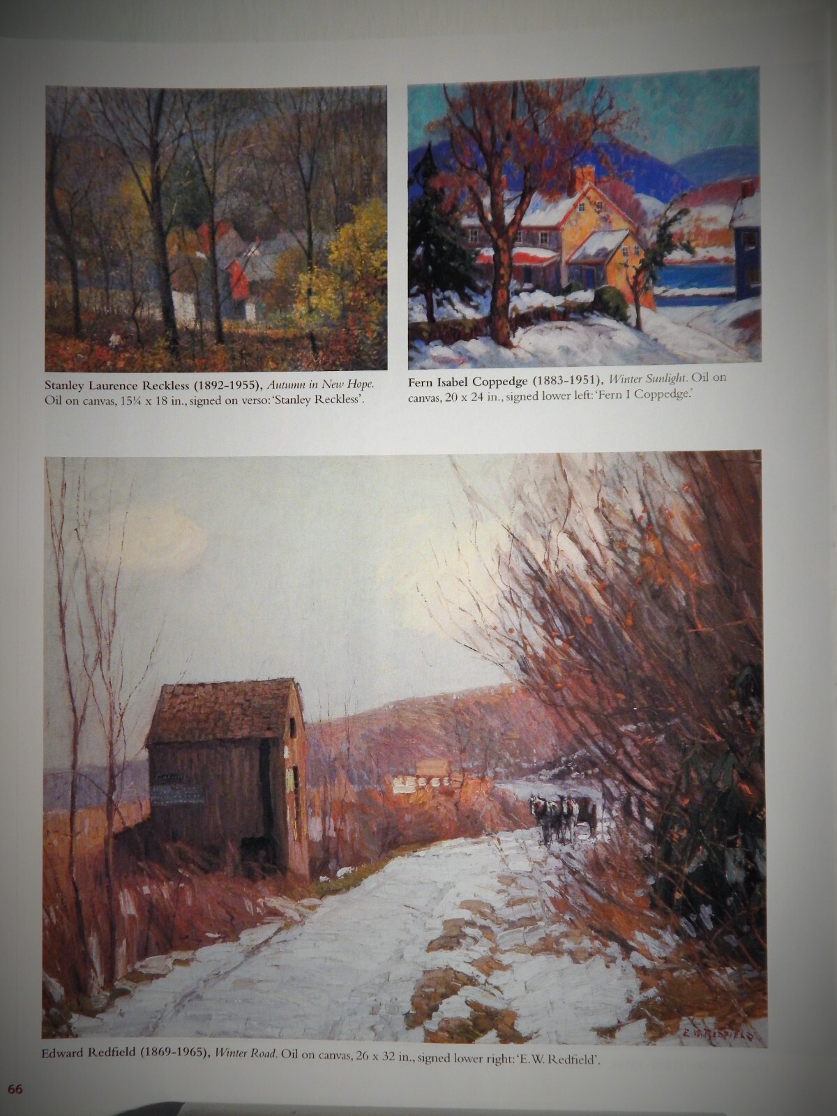 EDWARD REDFIELD ART PIECE VTG ORIG 2014 ADVERTISEMENT | eBay