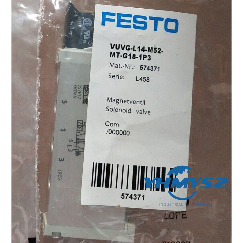 FESTO VUVG-L14-M52-MT-G18-1P3 574371 1PC New Solenoid Valve Free ...