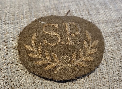 WW2 British Army Special Proficiency S.P Trade Cloth Patch GUARANTEED ...