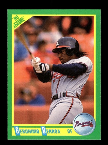 GERONIMO BERROA ⚾ 1990 Score Baseball #151 Atlanta Braves | eBay