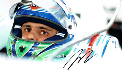 Felipe Massa Signed Autograph Helmet Photo Williams F1 Autograph + COA ...