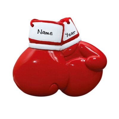 PERSONALIZED Boxing Gloves - Kick Boxer or Sparring Christmas Ornament ...