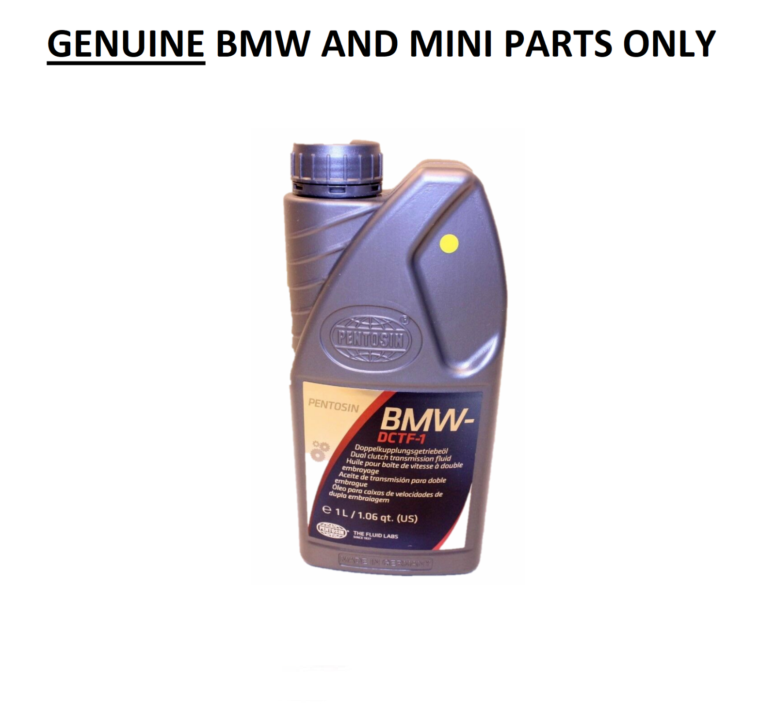 BMW Dctf-1 Dual Clutch Transmission Fluid 1000ml 83222148578 for sale ...