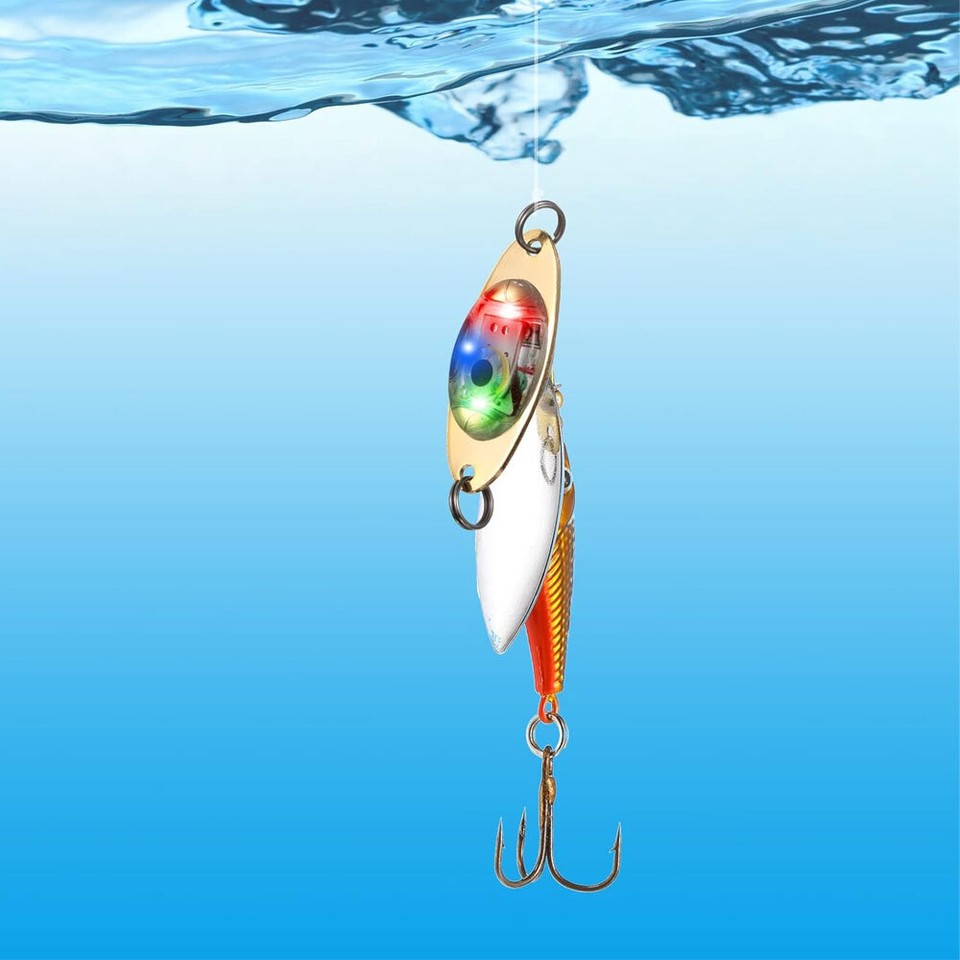 Luminous Lure Bait LED Fishing Lure Electronic Underwater Flasher ...