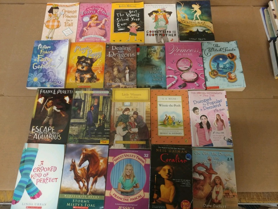 Lot of 20 Chapter Books for GIRLS Youth Early Reader Young Adult ...