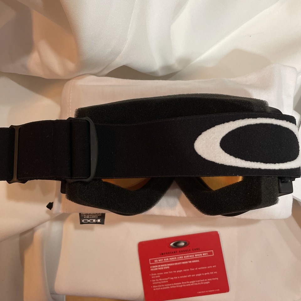 Oakley E-Frame Snow Goggles Orange Lenses Ski Snowboarding Persimmon ...