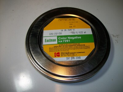 16MM 2 ROW EASTMAN COLOR NEGATIVE FILM 7291 400FT 122M 7291-292-200 OLD ...
