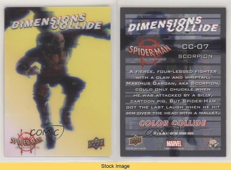 2022 Marvel Spider-Man: Into the Spider-Verse Color Scorpion #CC-07 ...