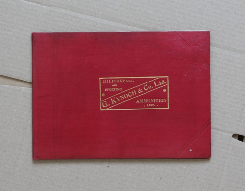 Kynoch 1894 Catalogue Eley Shotgun Rifle Revolver Cartridge Powder ...
