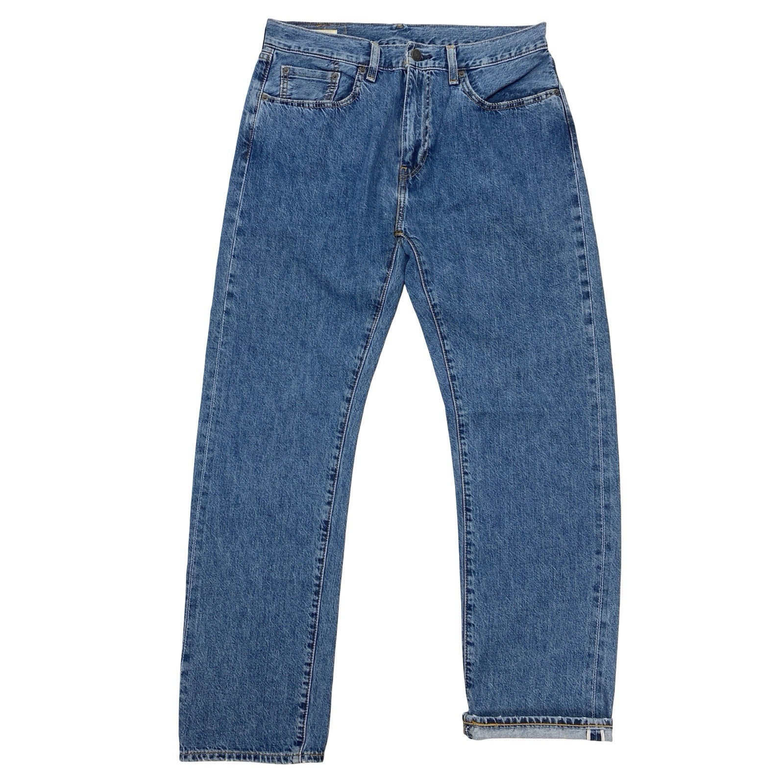 Levi's 505 Regular Fit Selvedge Denim Jeans Size 32 x 30 100% Cotton ...