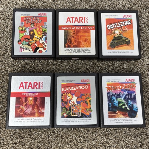 Atari 2600 silver label game lot Of 6 Tested | eBay