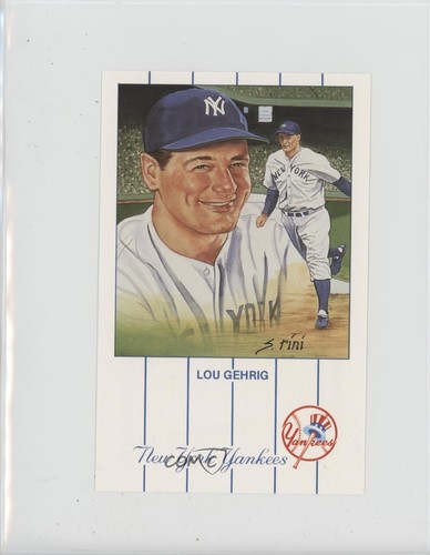 1990 Susan Rini Lou Gehrig Postcards Lou Gehrig #2 HOF | eBay
